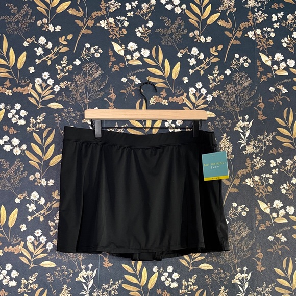 Bal Harbour | Swim | Bal Harbor Black Skirt Skort With Builtin Shorts ...